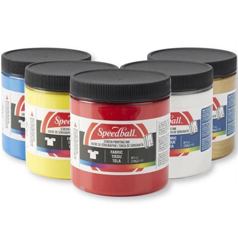 Speedball Fabric Screen Printing Ink 8oz Midoco Art And Office Supplies