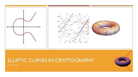 Elliptic Curves In Cryptography Pdf Physics Science