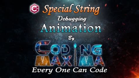 Cpp Special String Cpp Programming 1080p Hd Coding Maxima