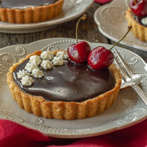 Chocolate Cherry Tartlets Ten Pound C