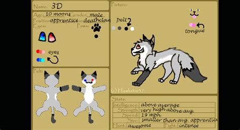 3d Reference Sheet By Nighttail15 On Deviantart
