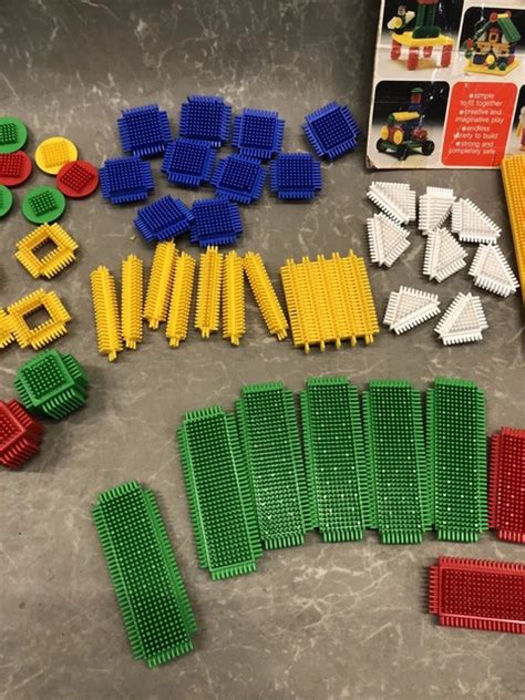 Vintage Playskool Stickle Bricks Bundle Collection Set Inc Wheels