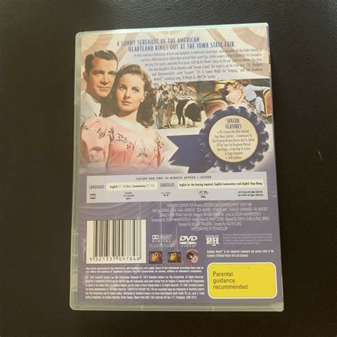 Rodgers And Hammerstein State Fair Dvd 1945 Jeanne Crain Dana Andre Retro Unit