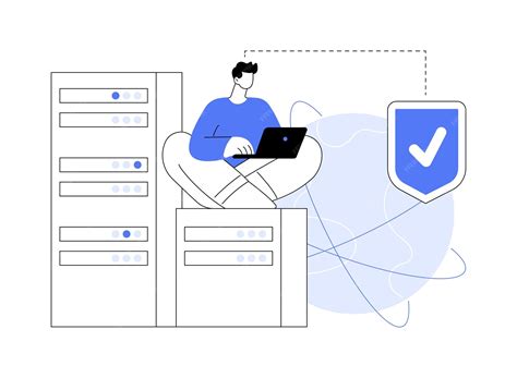 Premium Vector Proxy Server Abstract Concept Vector Illustration