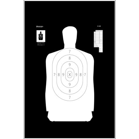 Action Target Reverse Silhouette Targets B34r100 Ammunition Depot
