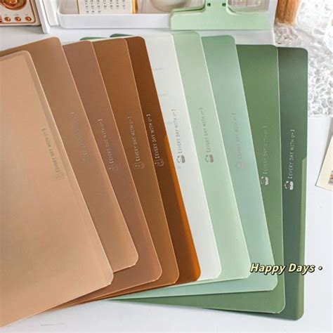 Kawa Map File Index Folder Isi 5 Pcs Warna Gradasi Aesthetic Tempat