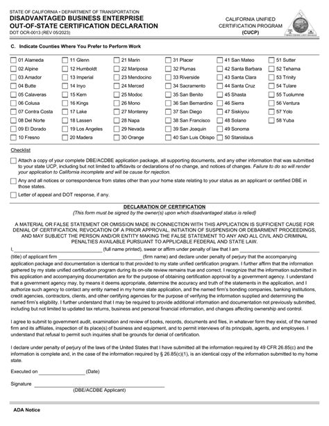 Form Dot Ocr 0013 Fill Out Sign Online And Download Fillable Pdf