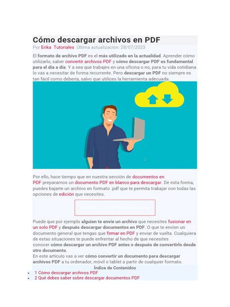 Guía Para Descargar Archivos Pdf Pdf Archivo De Computadora Software