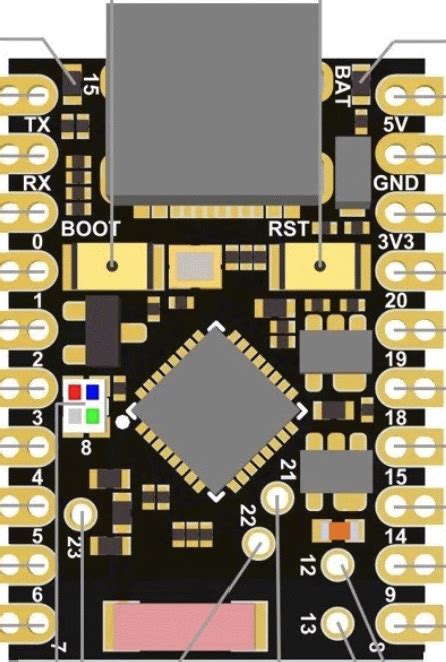 How To Use Esp32 C6 Supermini Pinouts Specs And Examples Cirkit Designer