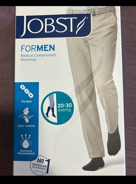 Jobst Relief Medical Compression Stockings Knee High 20 30mmhg For Men