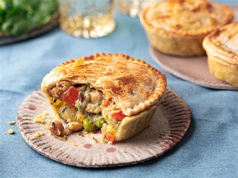 Creamy Chickpea Vegetable Pie Vegan Recipe