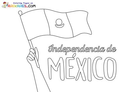 Página Para Colorear Del Día De La Independencia