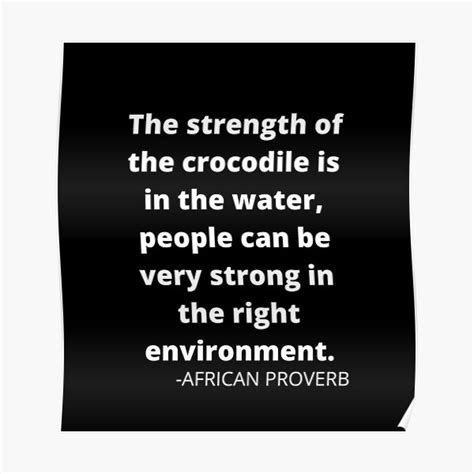 African Proverb Find Strength Poster For Sale By Africanproverbs