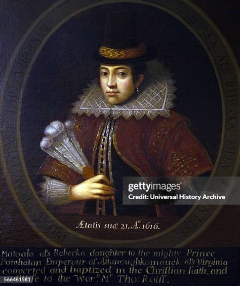 Portrait Of Pocahontas Photos And Premium High Res Pictures Getty Images