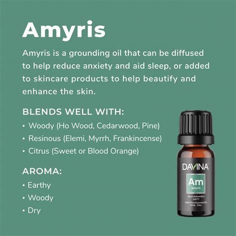 Amyris Pure Essential Oil Davina Wellness