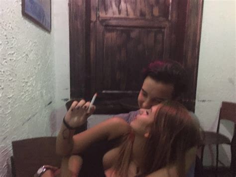 Smoking Plus Cleavage Equals Desperate And Cock Hungry Pic