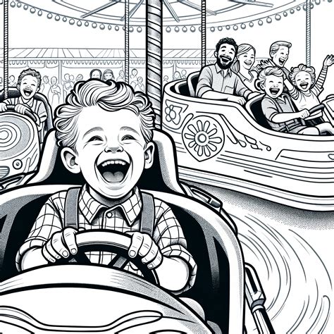 Roller Coaster Car Coloring Pages [2025]