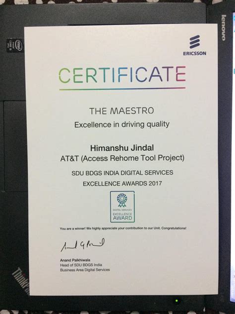 Himanshu Jindal On Linkedin Excellence Award