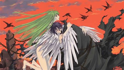 Hd Wallpaper Angels Wings Code Geass Lamperouge Lelouch Cc 1915x1080