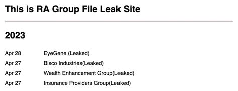 Ra Group Ransomware Analysis Detection And Mitigation