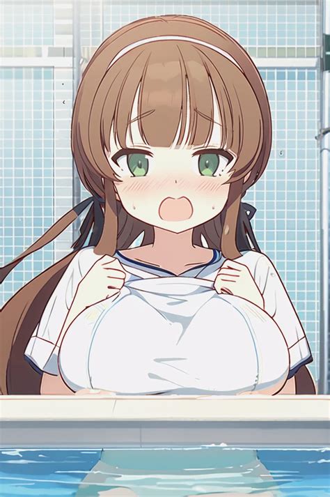 Ryoubi Senran Kagura Large Breasts School Swimsuit Pool