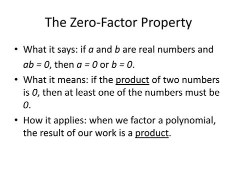 Math Zero Factor At Alyssa Geddes Blog