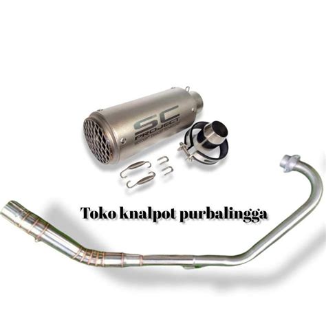 Jual Knalpot Sc Project Cr T Import Taiwan Full System Vixion R15