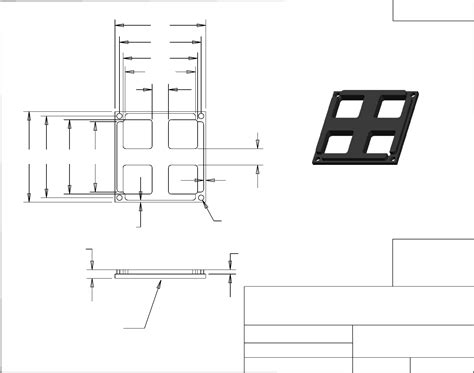 4x4 Bezel Drawing By Sparkfun Electronics Datasheet Digikey