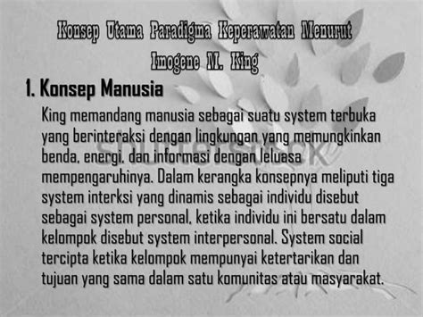 Teori Konseptual Imogene M King Pptx