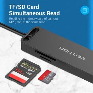 Jual Vention Usb HUB 2 0 3 0 Card Reader TF SD Micro Power Supply External Shopee Indonesia