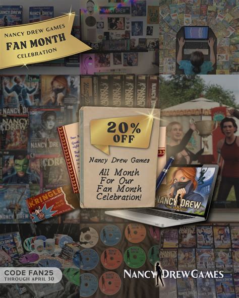Were Celebrating All April Long With Nancy Drew Games Facebook