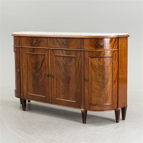A 20th Century Marble Top Sideboard Bukowskis