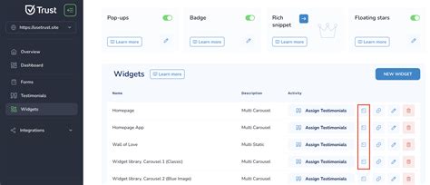 Add A Widget To The Wix Website — Trust Help Center
