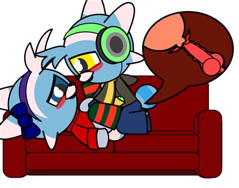 Rule 34 Accessory Blue Body Blue Eyes Blue Fur Blush Blush Stickers Bottomless Bottomless Male