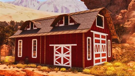 Western Barn Build Tutorial Ark Survival Ascended Youtube