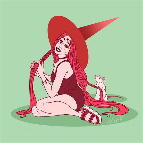 Lambiart Personal Work Witchy Witch