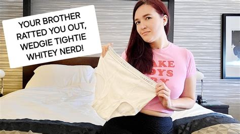 Your Step Brother Ratted You Out Wedgie Tighty Whitie Nerd Alleria