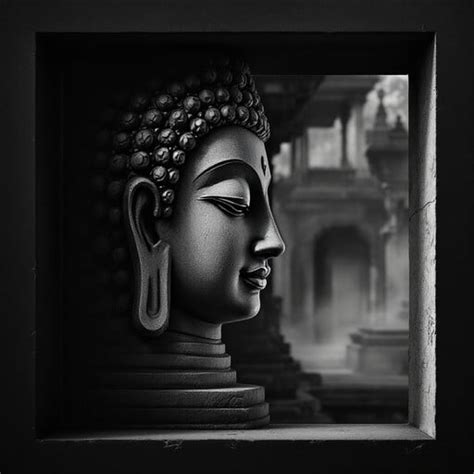 Free Sacred Stone Profile Photo Minimal Monochrome Sculpture