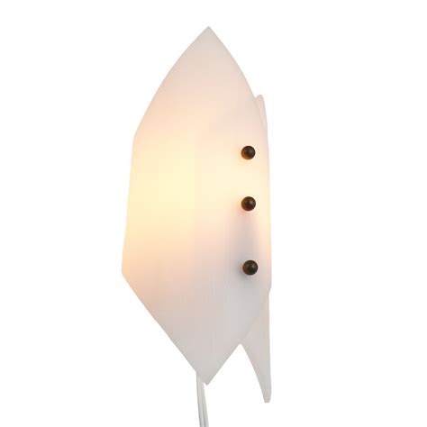 Small Plexiglass Wall Light 1970s 1633
