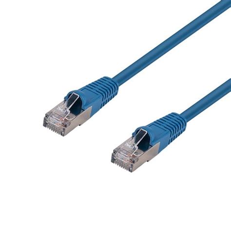 Dynamix 1m Cat6a Sftp Blue Shielded 10g Patch Lead