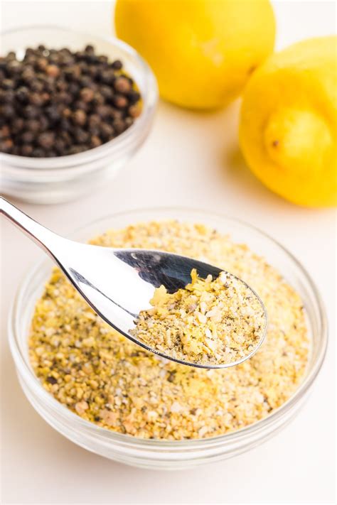 Lemon Pepper Seasoning Made With Only Five Ingredients Namely Marly