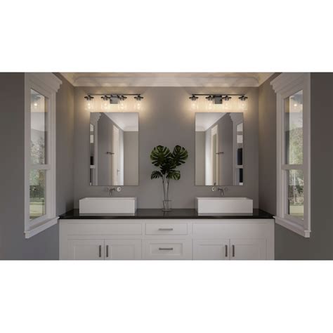 Quoizel Abner 28 In 4 Light Matte Black Transitional Vanity Light
