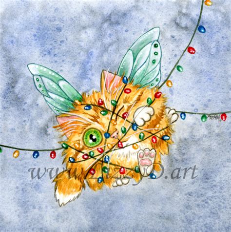 Tangled Fairy Kitty Lizzy D Art