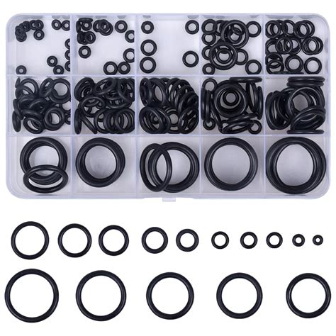 Dichtungsringe Set 200 Stück 15 Größen O Ring Dichtungs Set Gummi Dichtungen Ringe Kit O Ringe