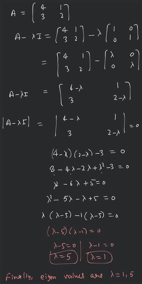 By Using Cayley Hamilton Theorem Find A 1 If Left Begin Array Ll