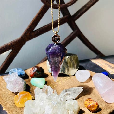 Péndulo Grande De Amatista ⋆