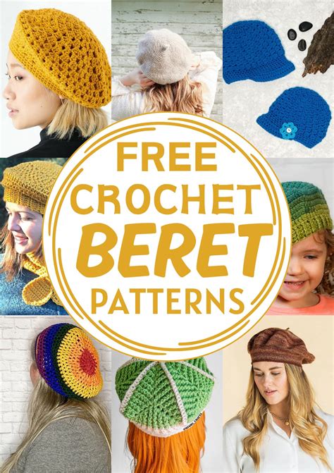 Free Crochet Beret Patterns For Textured Delight Diys Maker