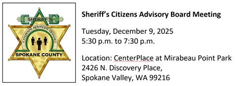 Sheriffs Citizens Spokane Valley Police Department Facebook