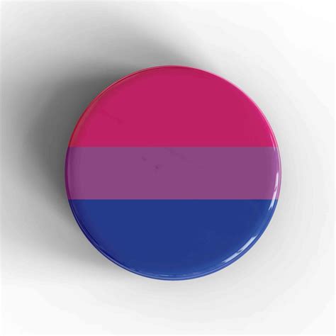 Bisexual Flag Badgemagnet Nowstalgia