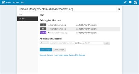 Missing Menu Items For Domain Managment Forums
